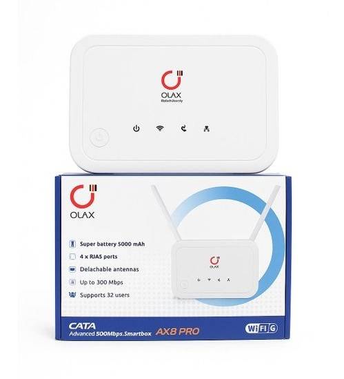 Olax CAT4 AX8 PRO WiFi 6 » MICELLPTY - Stock Real y Delivery