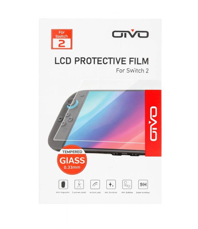 LCD Protective Film par Switch 2 Tempered Glass 0.33mm IV-SW280 ...